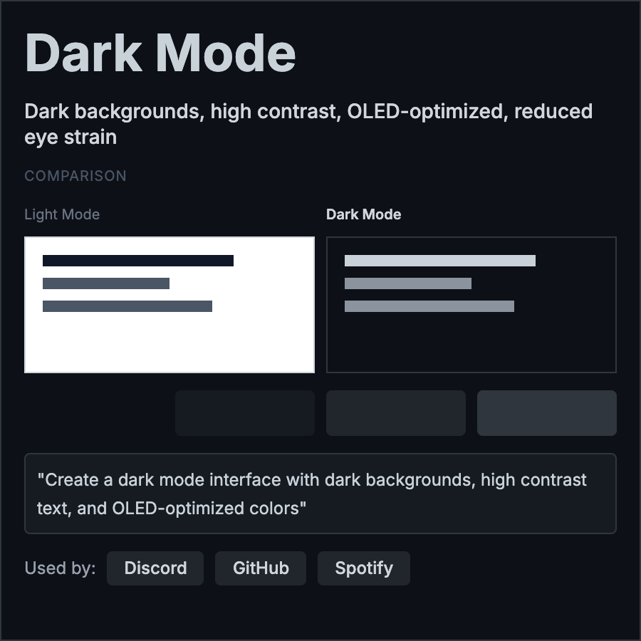Dark Mode Design Pattern | Dark UI Best Practices